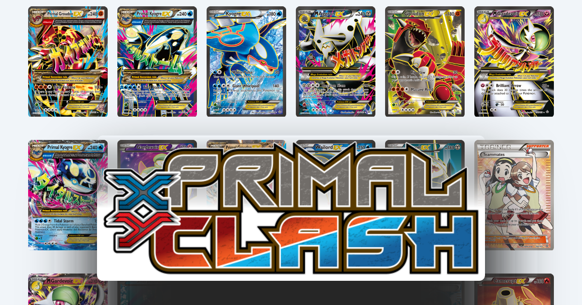 Primal Clash Card List (Full Set) - BinderView Pokemon Cards